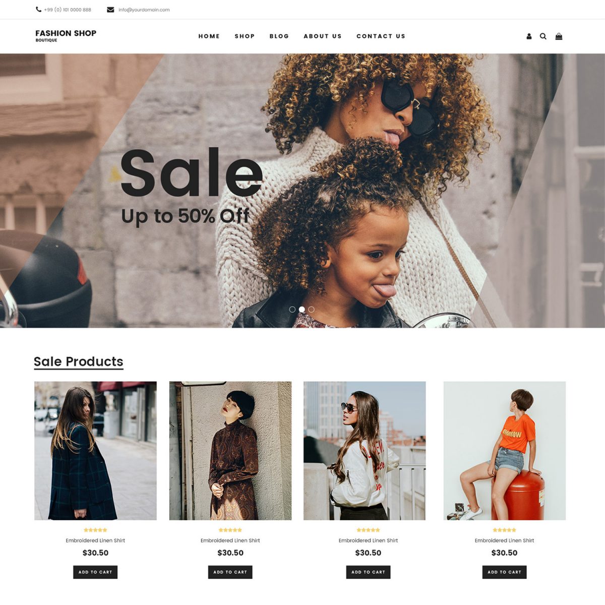 Giveaway Alert: FREE Fashion Shop Webpage Template Up for Grabs! - Artbees