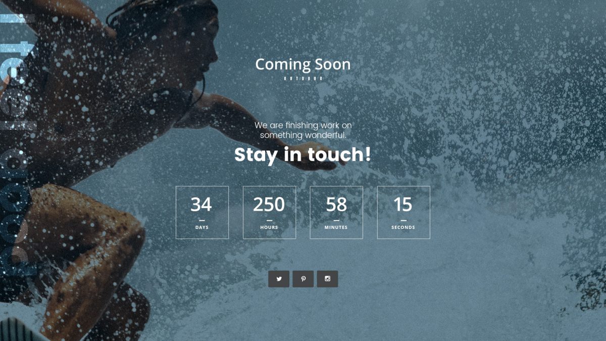 Show Your Audience What’s on the Horizon: FREE Coming Soon PSD Webpage ...