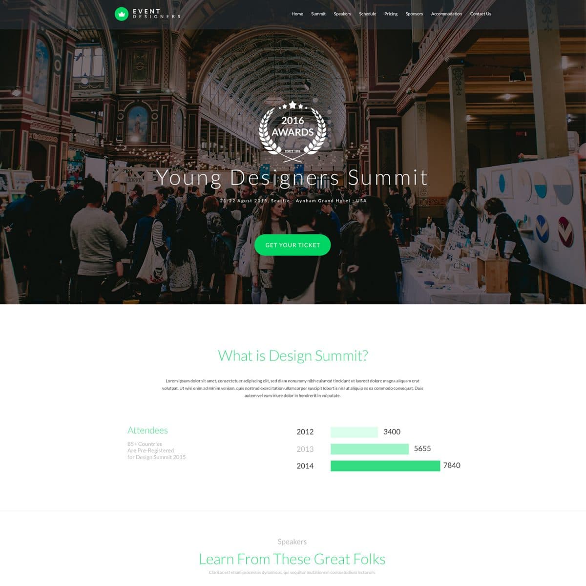 Enjoy A Free Event Website Template From Jupiter Today! - Artbees
