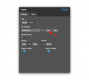 Now you are able to Create & Edit Custom Header and Footer right from inside Customizer! - Artbees