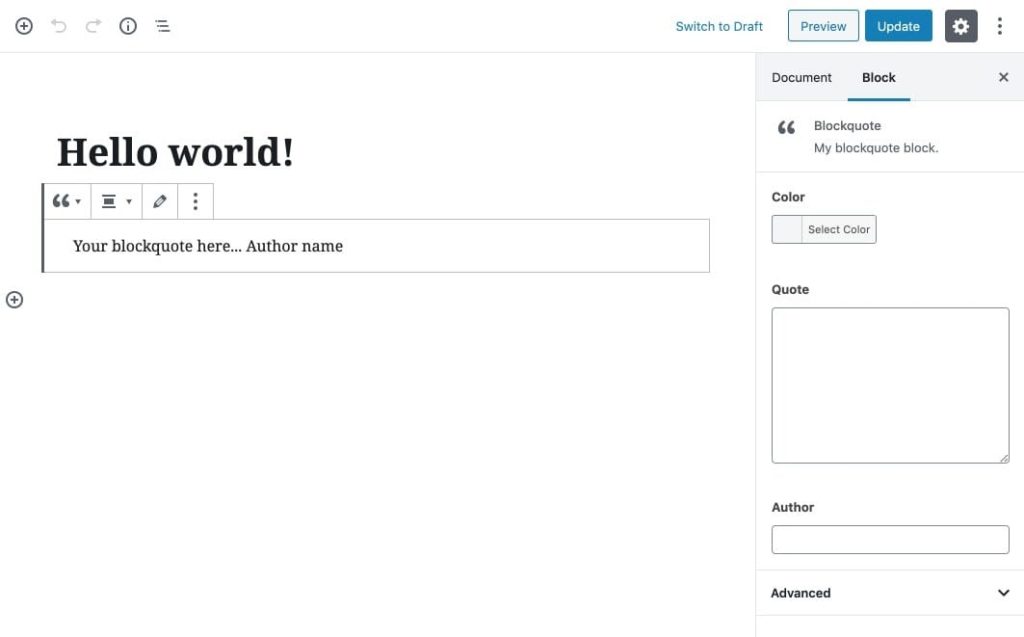 How To Create A Custom Gutenberg Block Using The Acf Plugin Artbees
