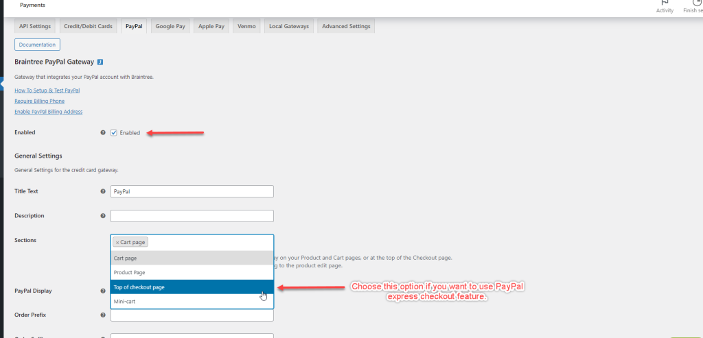 How to Set up Braintree Gateways for WooCommerce Checkout - Artbees
